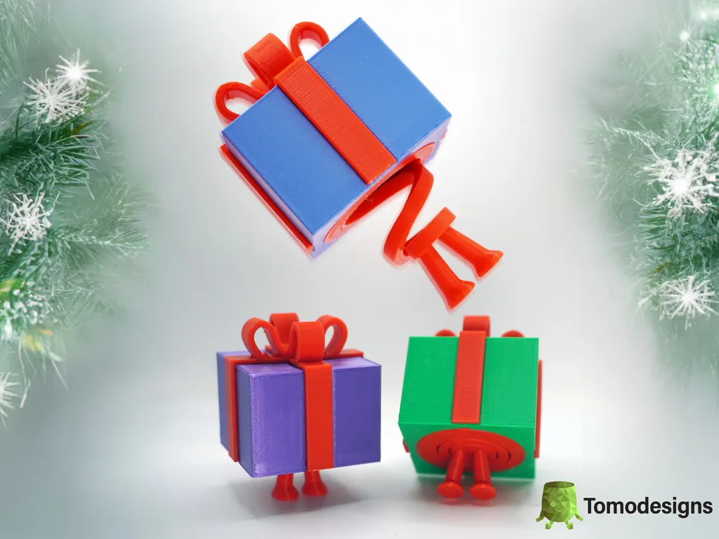 Jumpy Present by TomoDesigns | Download free STL model | Printables.com