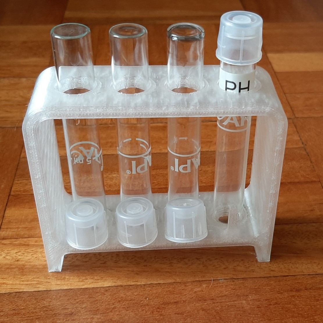 API Test Tube Rack x4 by King | Download free STL model | Printables.com