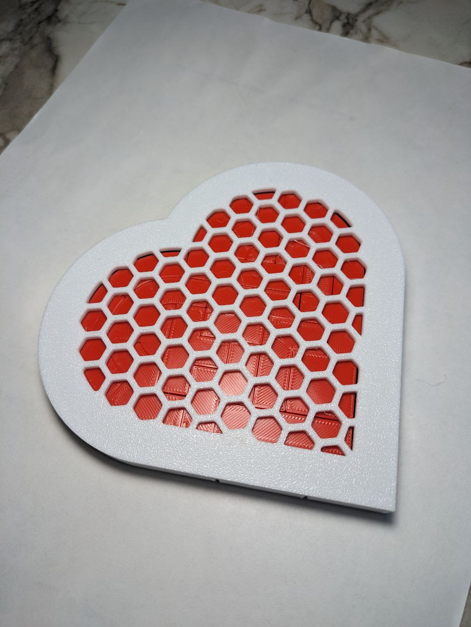 Heart puzzle clip-on cover by akovian | Download free STL model ...