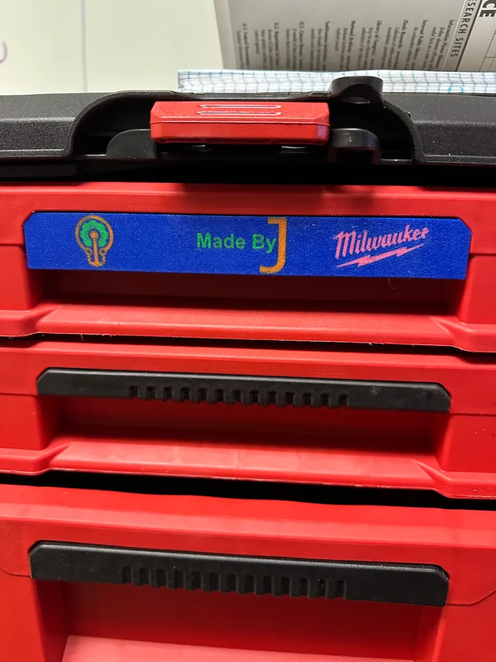 Milwaukee Packout Custom Handle by MadeByJ | Download free STL model ...