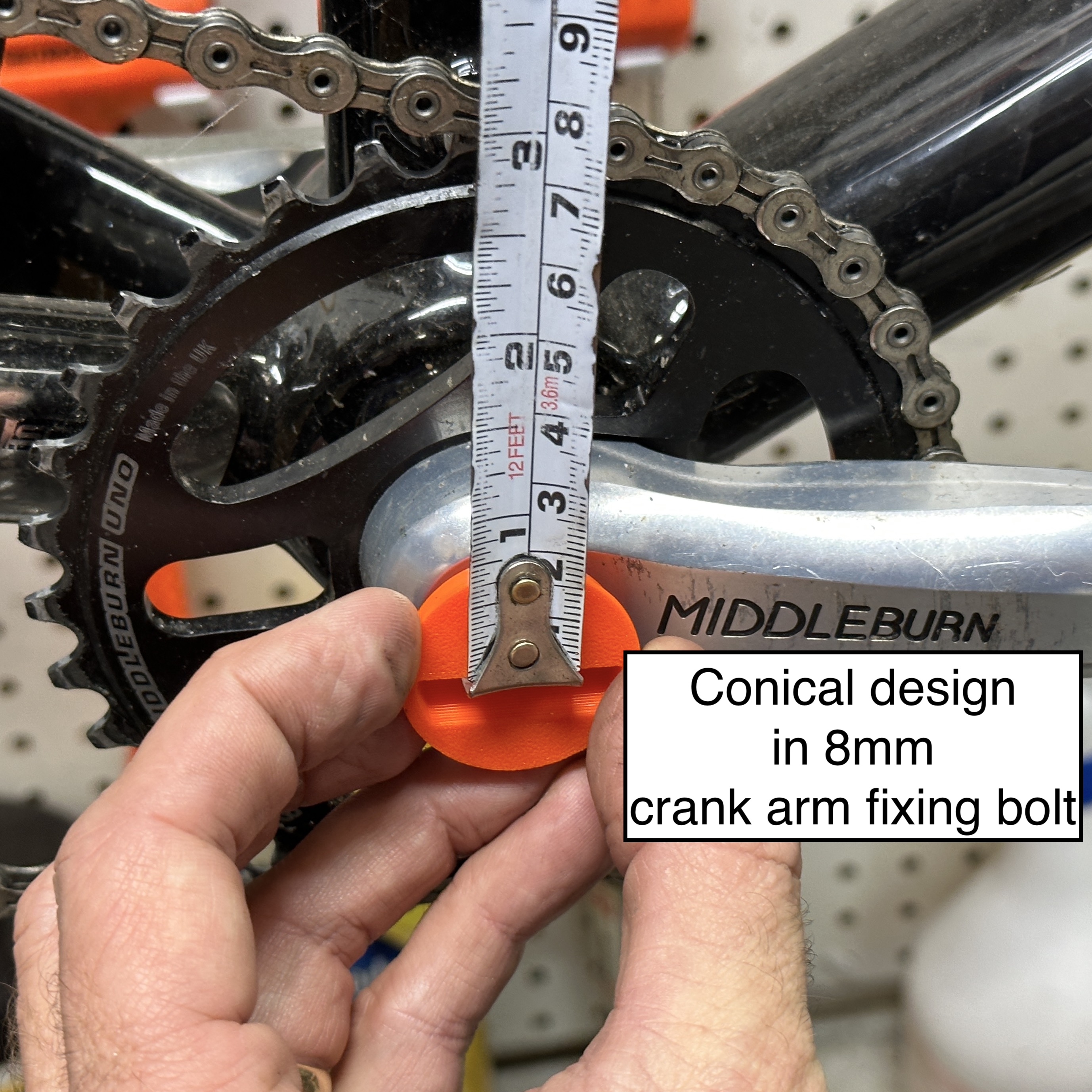 Conical centerpoint measuring aid for bicycles by cmh | Download free ...