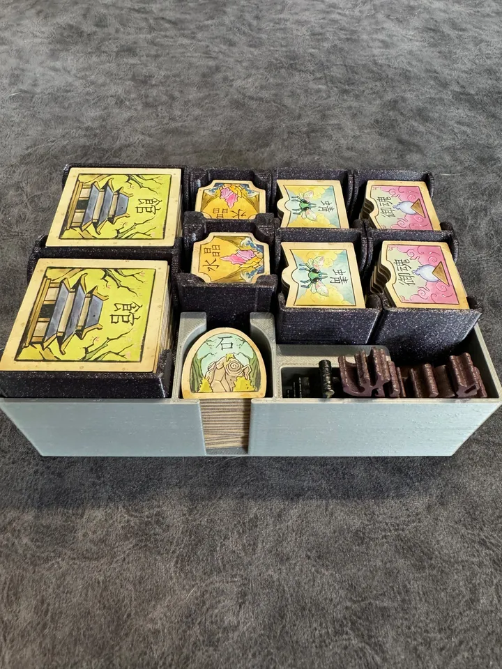 Bitoku Game Organizer WITH EXPANSION by Mike F | Download free STL ...