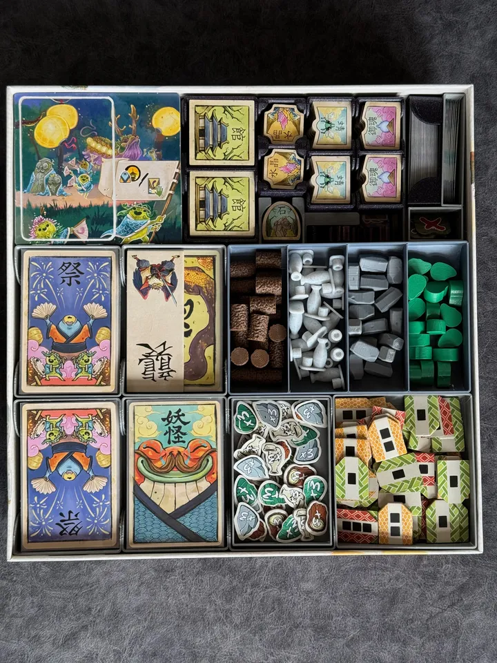 Bitoku Game Organizer WITH EXPANSION by Mike F | Download free STL ...