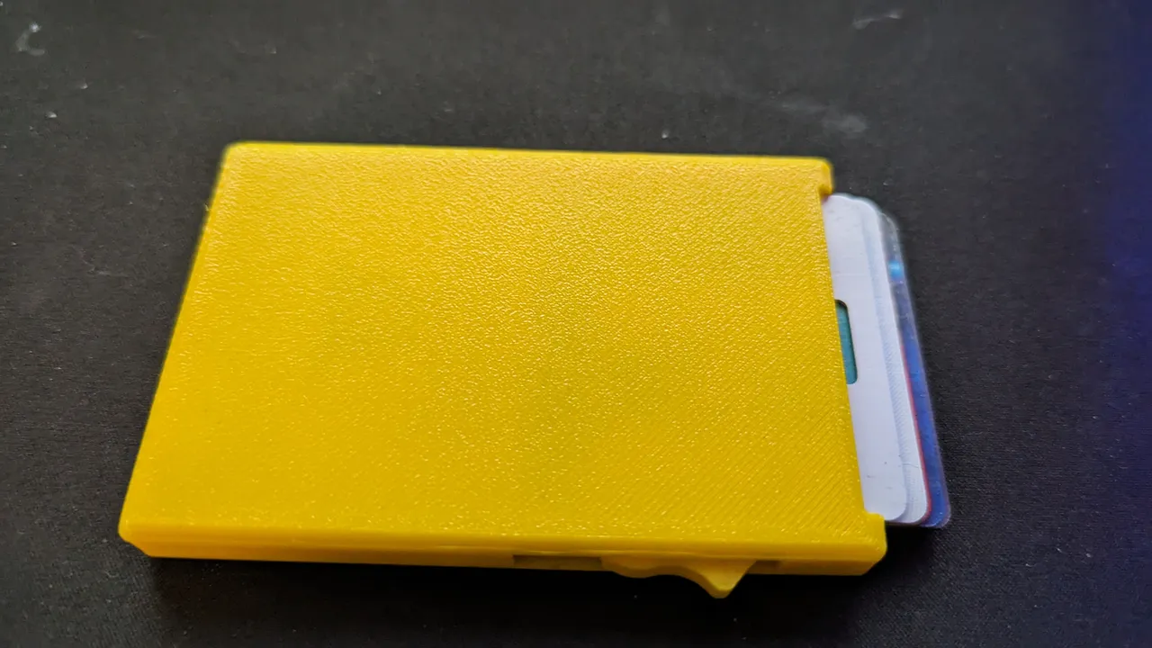 Cascading Slide Slim Minimalistic Wallet With Rounded Corners by Mike ...