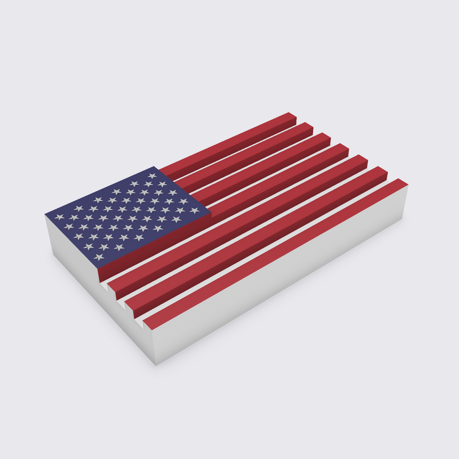 Multiple Shapes 3D USA Flag | Flag of the United States in 3D | USA ...