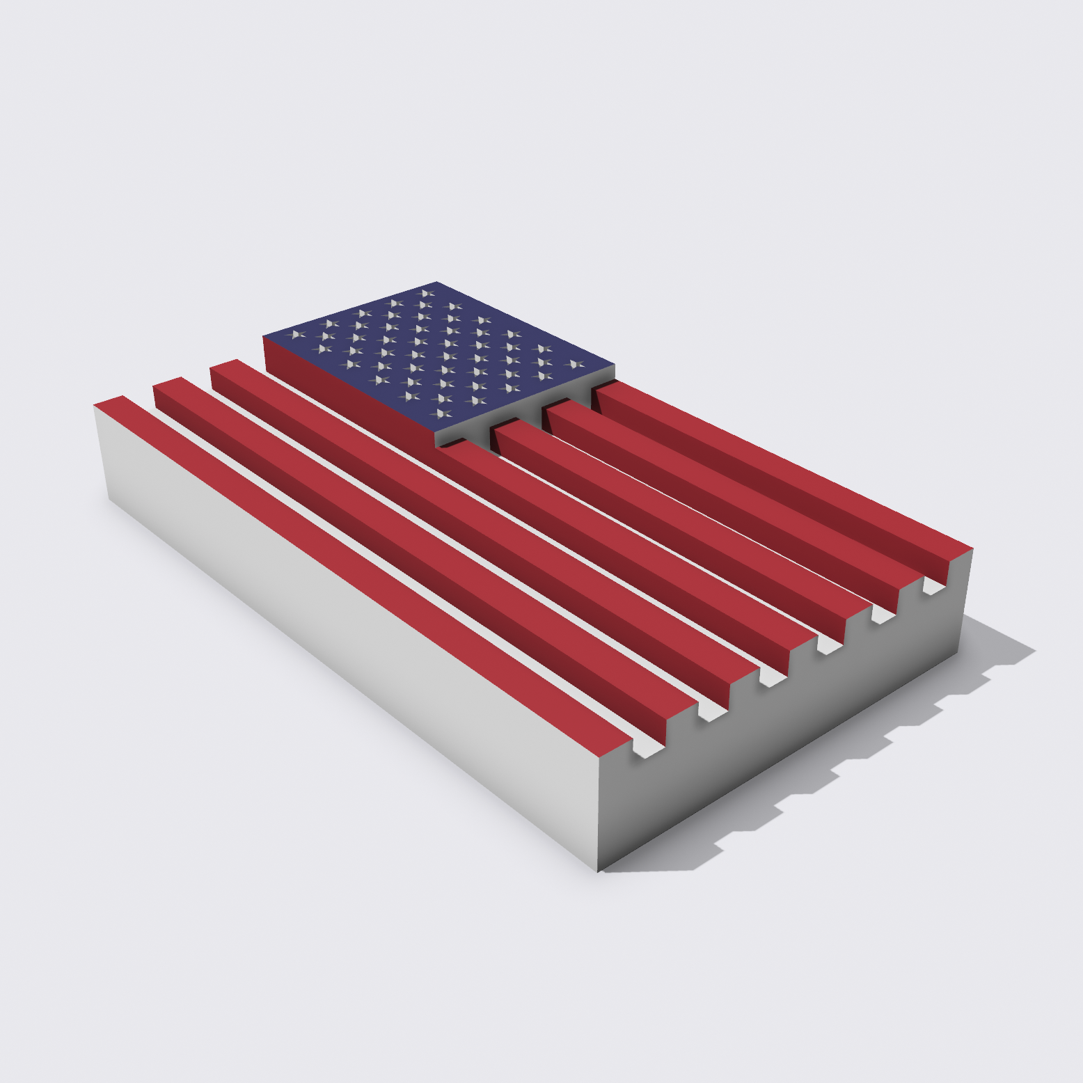 Multiple Shapes 3D USA Flag | Flag of the United States in 3D | USA ...