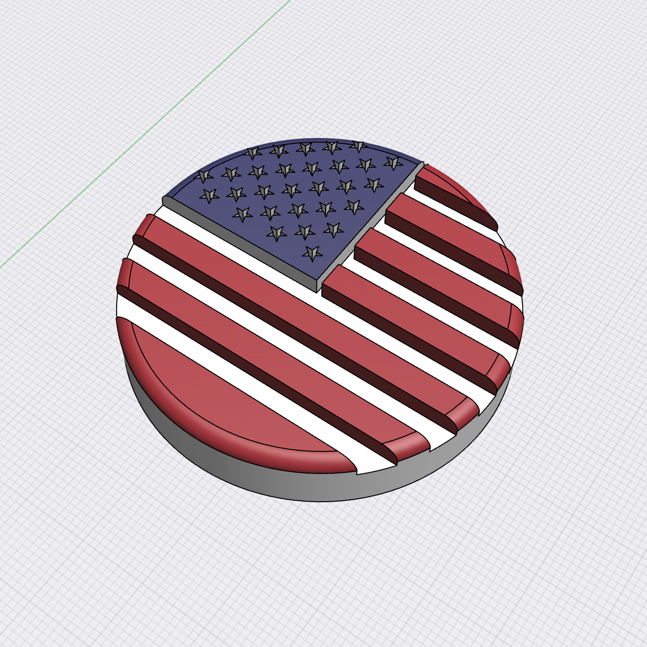 Multiple Shapes 3D USA Flag | Flag of the United States in 3D | USA ...
