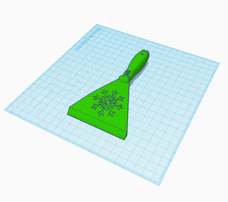 Windshield Ice/Snow Scraper by Fast3D | Download free STL model ...