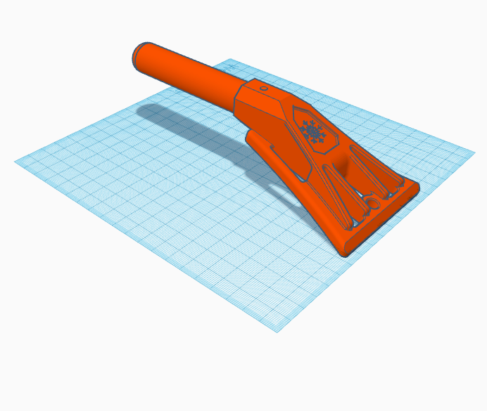 Windshield Ice/Snow Scraper by Fast3D | Download free STL model ...