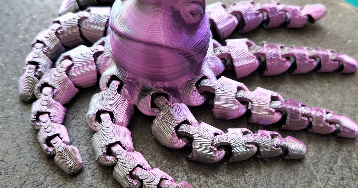 Santa toad flexy octo by Daryl Adams | Download free STL model ...