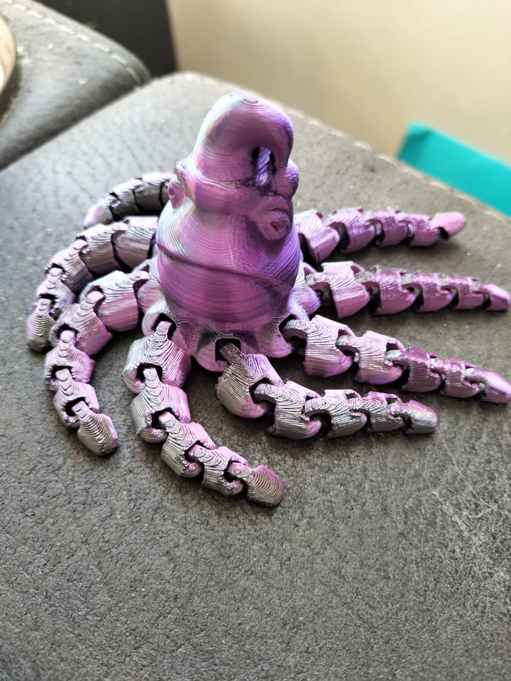 Santa toad flexy octo by Daryl Adams | Download free STL model ...