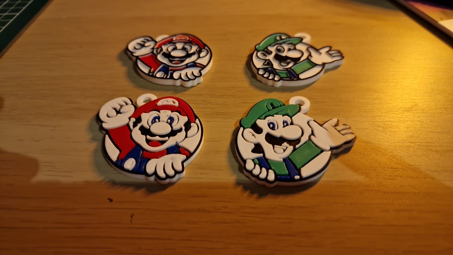 Mario & Luigi keychains by NickR1983 | Download free STL model ...