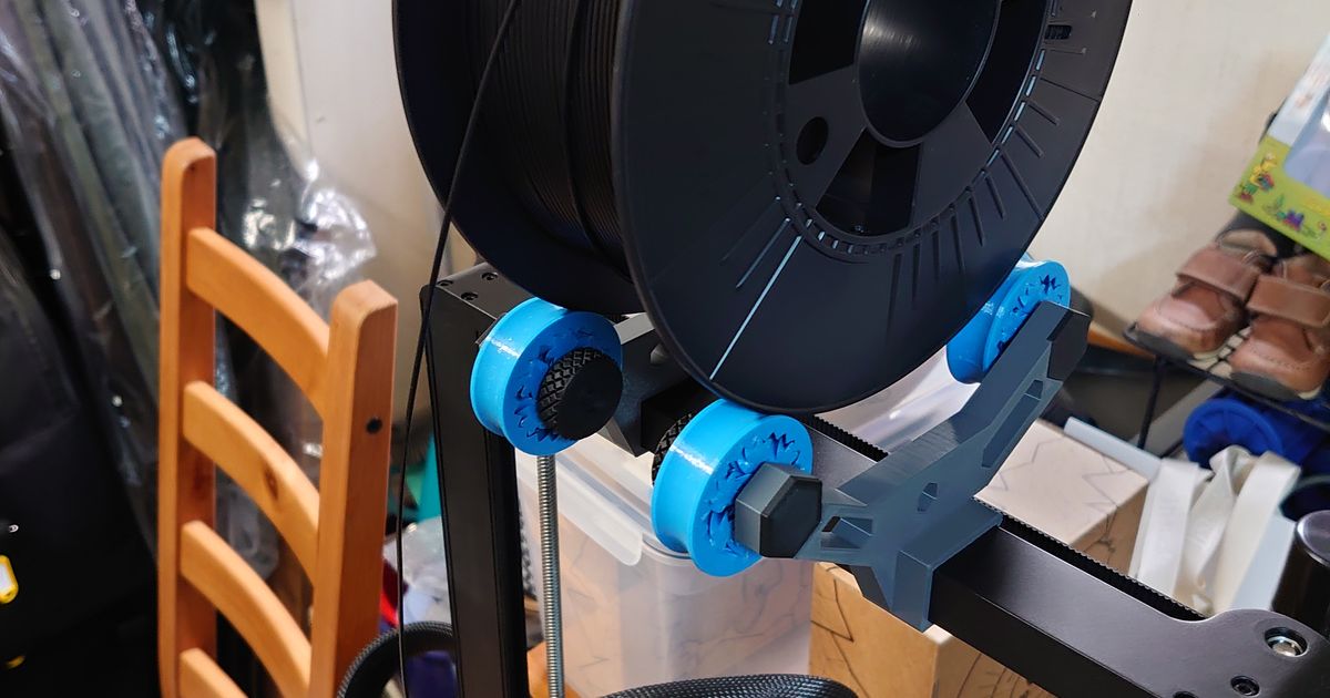 Filament Spool Holder Ender-3 V3 SE by HappyPaddy | Download free STL ...