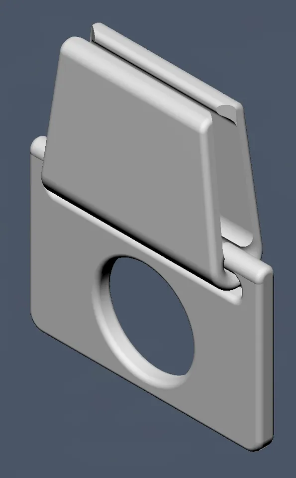 Ikea roller blind pull handle by jattie | Download free STL model ...
