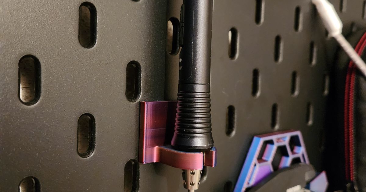 TS80p & TS80 skadis mount by tika | Download free STL model ...