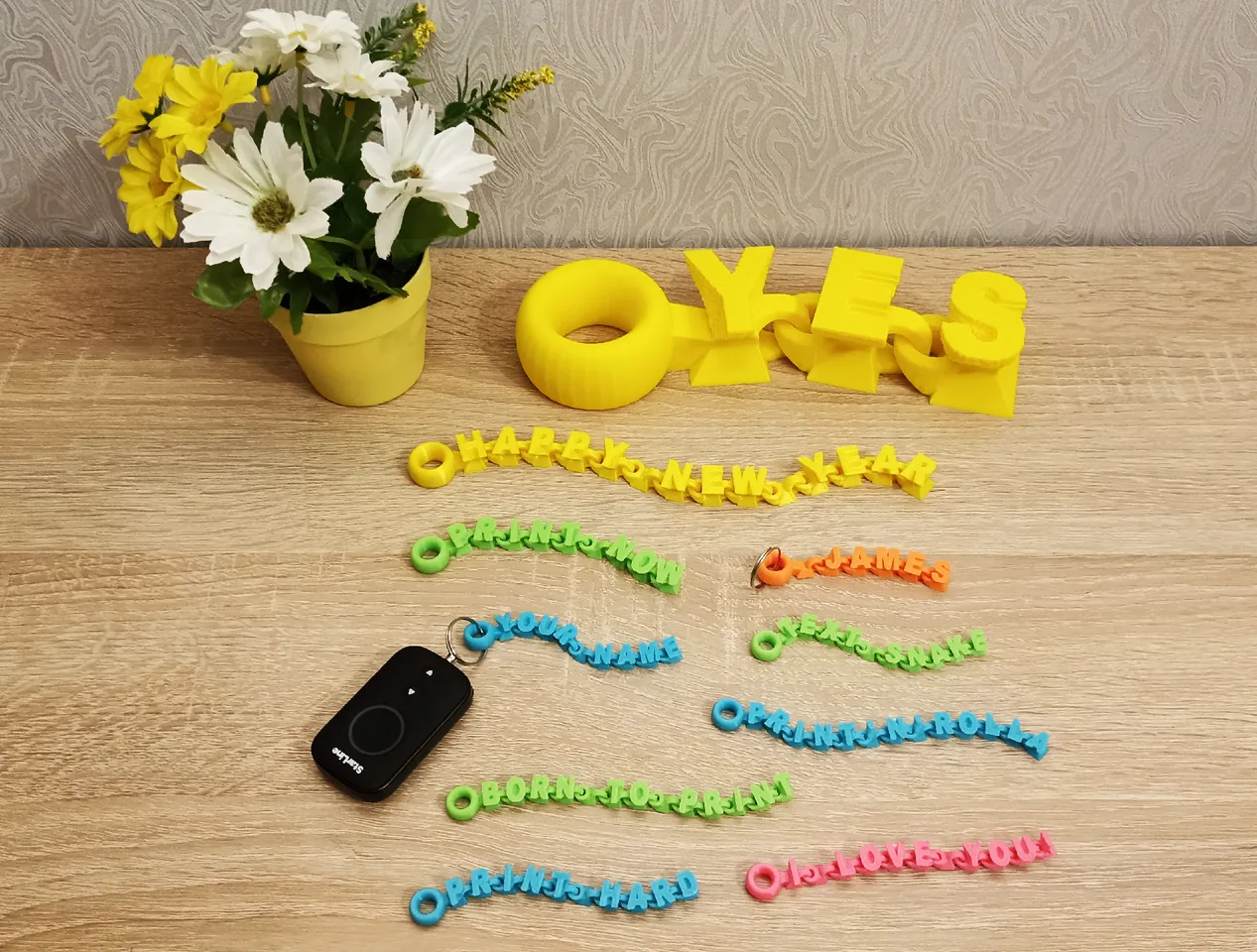 App to create articulated text keychain by Print-in-Place_Fun ...