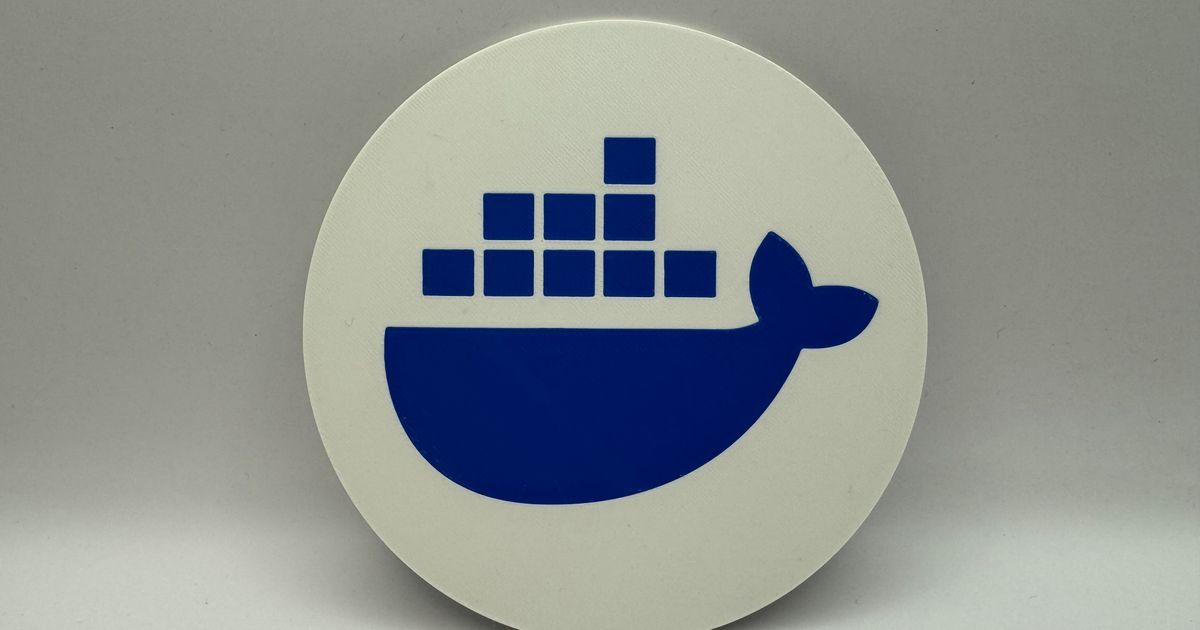Docker Logo Circle/Coaster by Stigern | Download free STL model ...