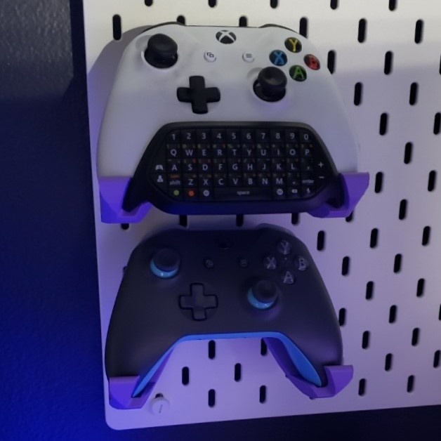 Xbox One Controller Holder for Ikea Peg Board (Skadis) by 3DHoneyComb | Download free STL model ...