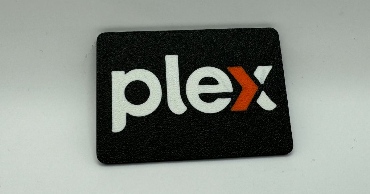 Plex Logo Badge/Sign by Stigern | Download free STL model | Printables.com