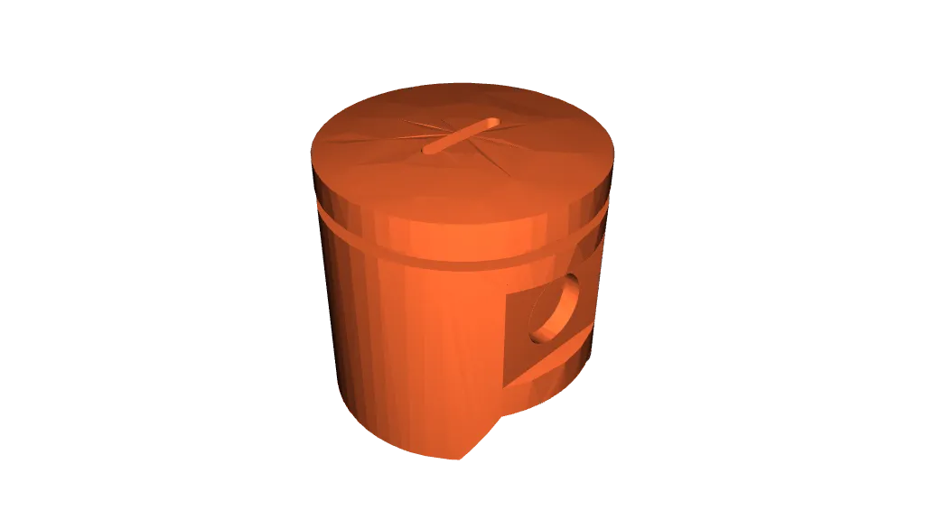 Piston Coin Bank by Fast3D | Download free STL model | Printables.com