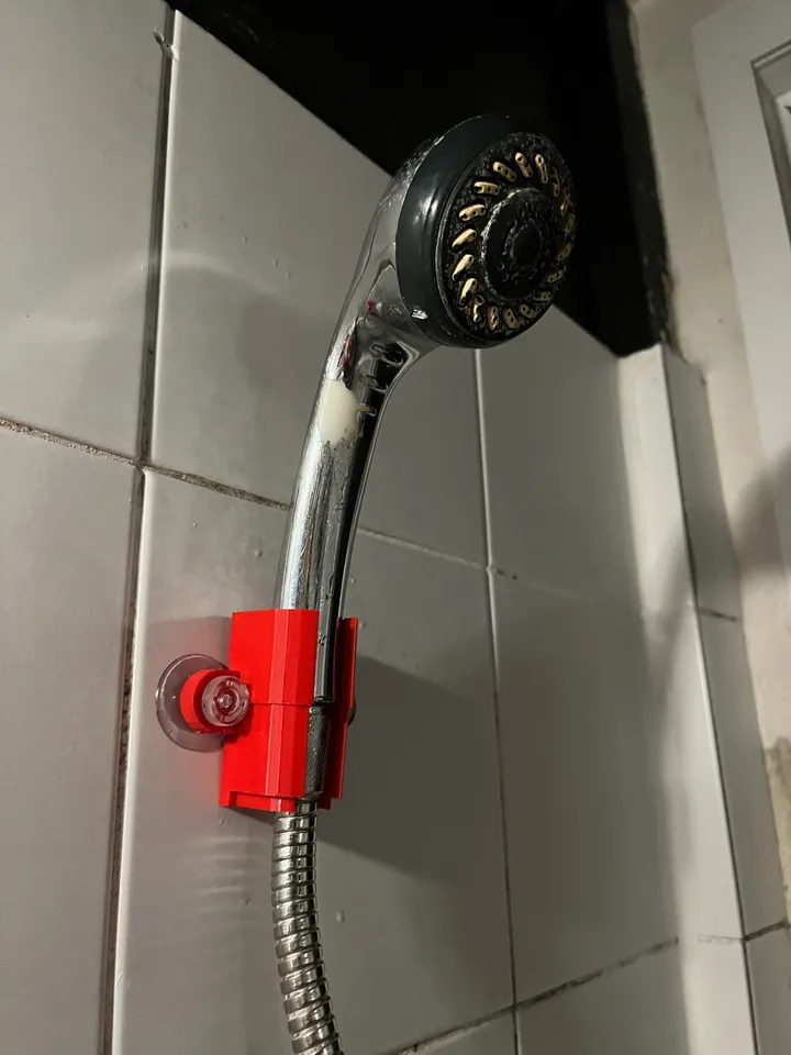 Shower head holder by Prismo | Download free STL model | Printables.com