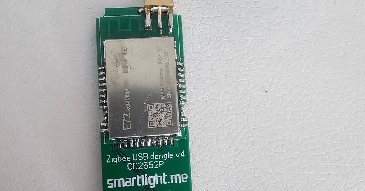 cc2652p zigbee USB dongle v4 case by Frogree | Download free STL model | Printables.com