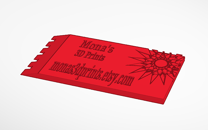 Business Card Ice Scraper by Monica Cogan | Download free STL model ...