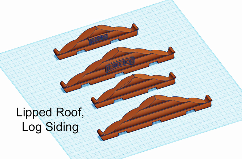 Lincoln Logs Roof Supports - 52 Variations - Different Siding, Sizes ...