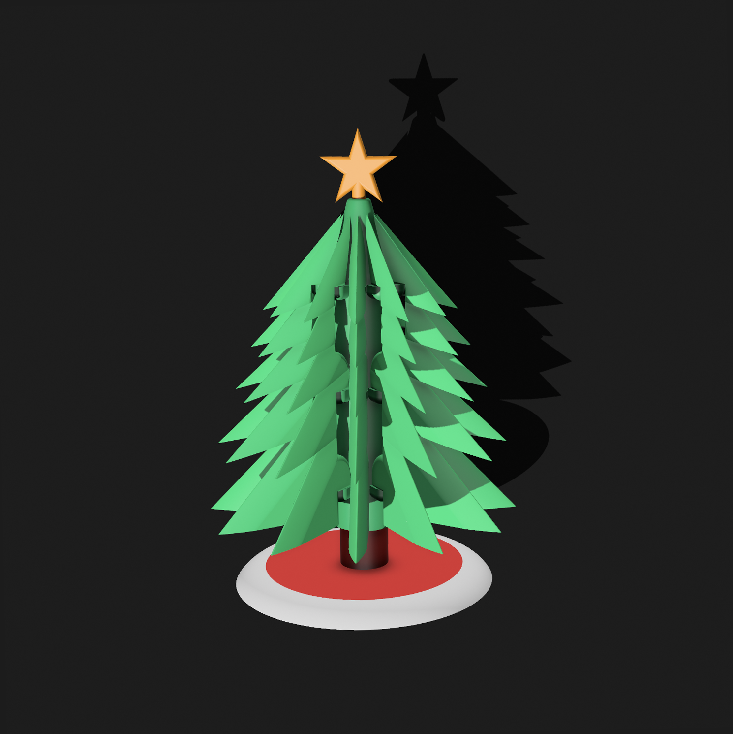 Christmas tree for 3D Printer | Easy to assemble by drakele | Download ...