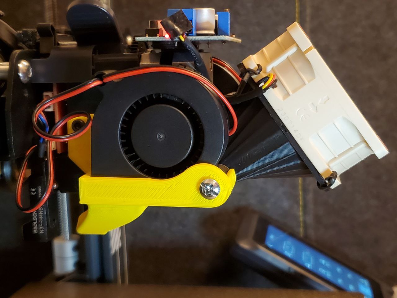 60mm fan duct for Elegoo Neptune Pro 3 hotend silent mod by yukosteel ...