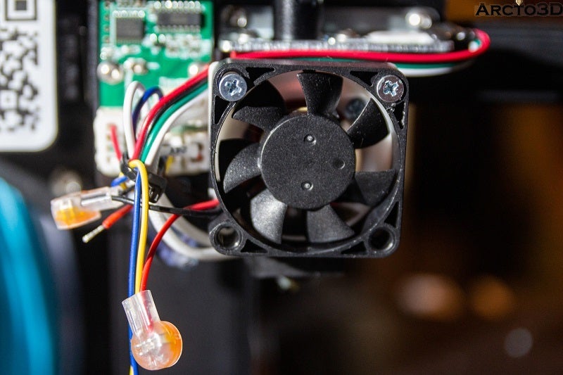 Creality CR 6 SE Hotend Fan Duct Adapter for quiet 40mm fan by hej2010 ...