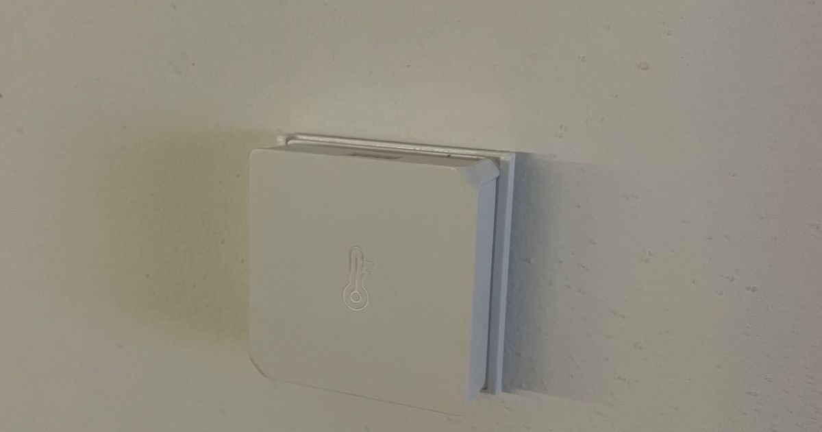 SNZB 02 wall mount by Tommi | Download free STL model | Printables.com