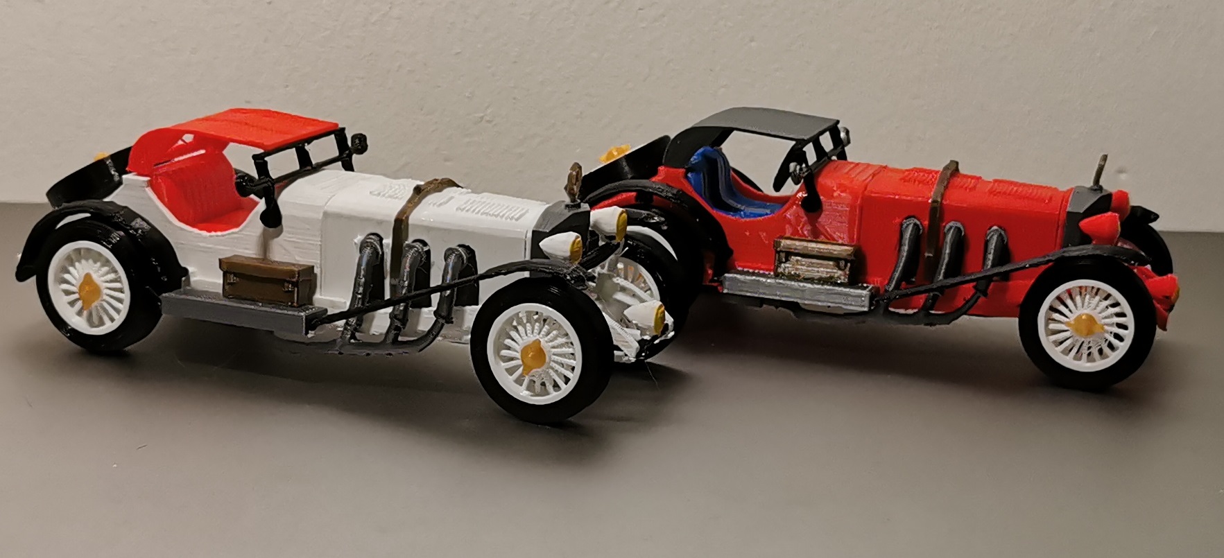 Mercedes SSK year 1929 scale 1:24 Designer Ed van der Heijden by Ed van ...