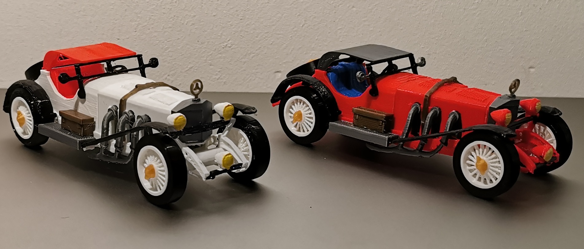 Mercedes SSK year 1929 scale 1:24 Designer Ed van der Heijden by Ed van ...