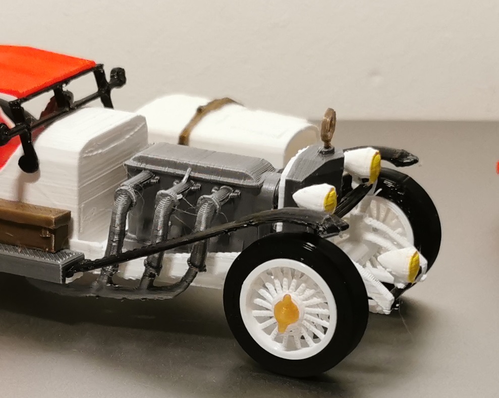 Mercedes SSK year 1929 scale 1:24 Designer Ed van der Heijden by Ed van ...