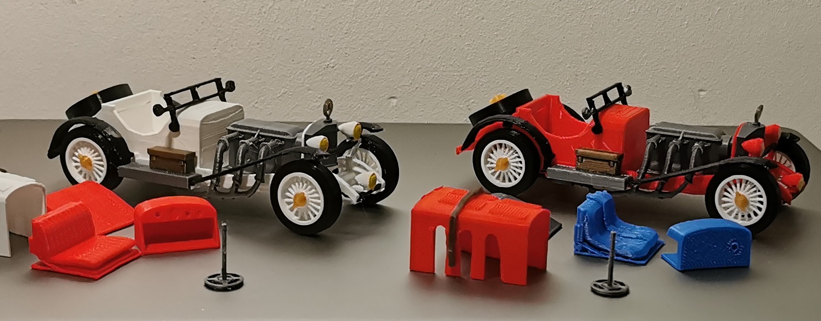 Mercedes SSK year 1929 scale 1:24 Designer Ed van der Heijden by Ed van ...