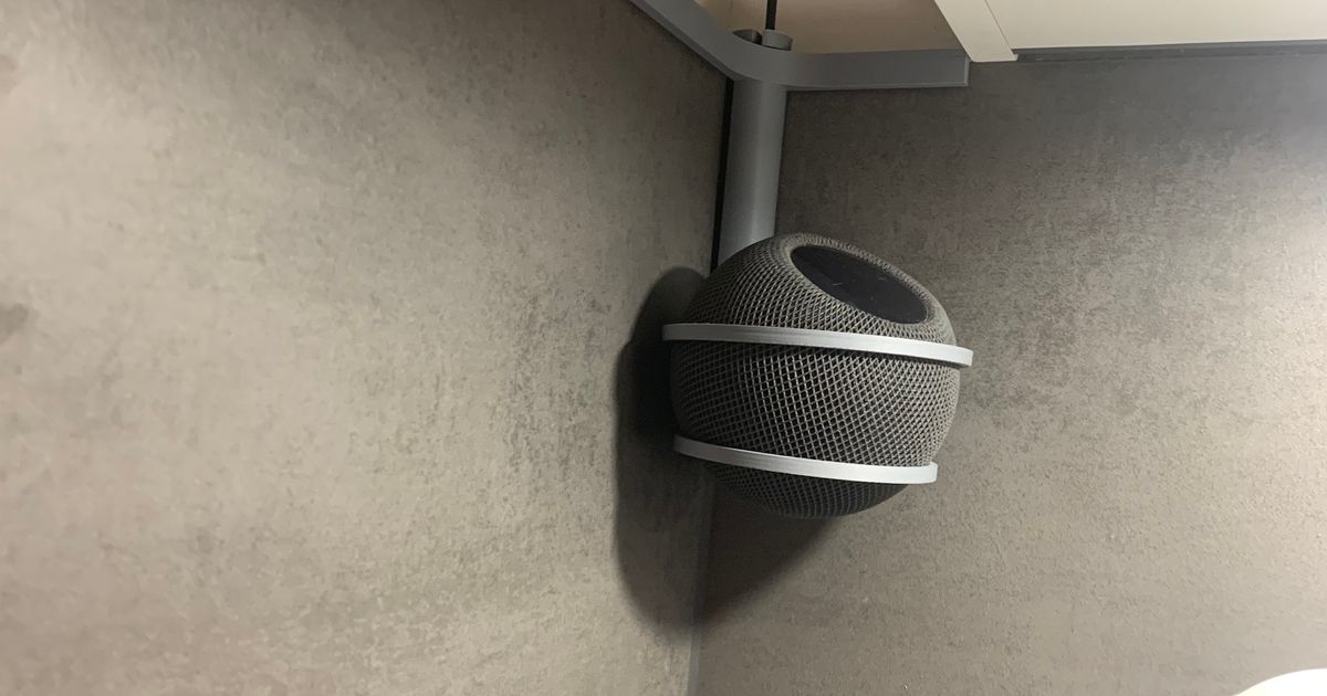 HomePod mini noninvasive kitchen mount by Thorb | Download free STL ...