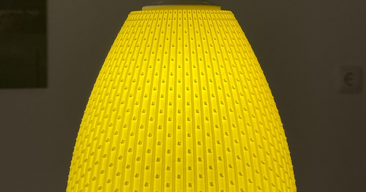 Simple Vase Mode Lampshade by Blue Hazel | Download free STL model ...