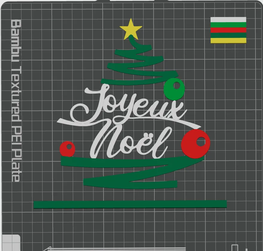 sapin joyeux noel by Guillaume Blr | Download free STL model ...