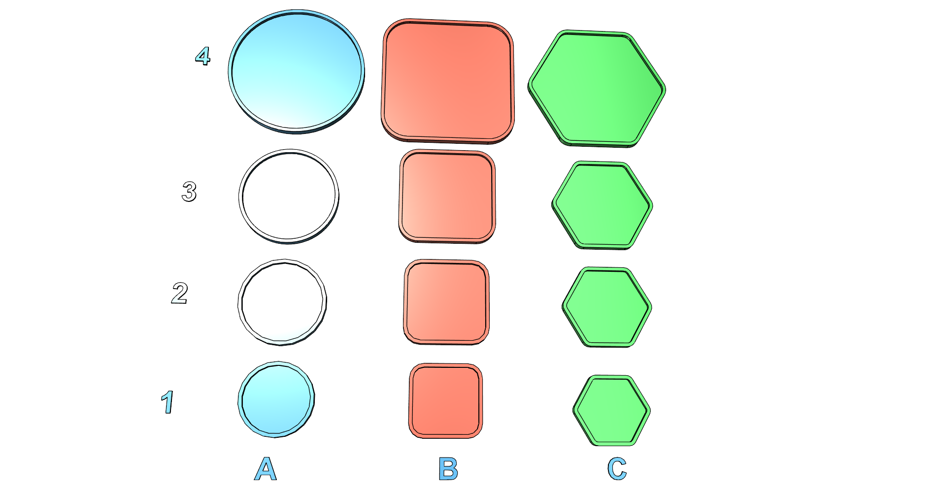 Coaster coasters von REDZC | Kostenloses STL-Modell herunterladen ...