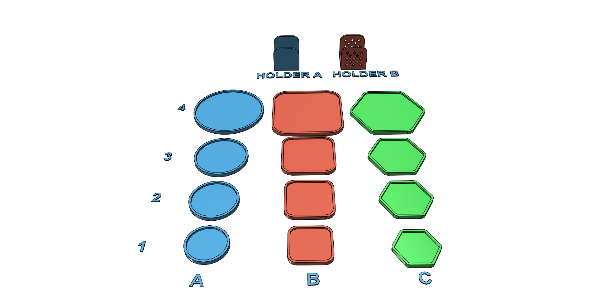Coaster coasters von REDZC | Kostenloses STL-Modell herunterladen ...