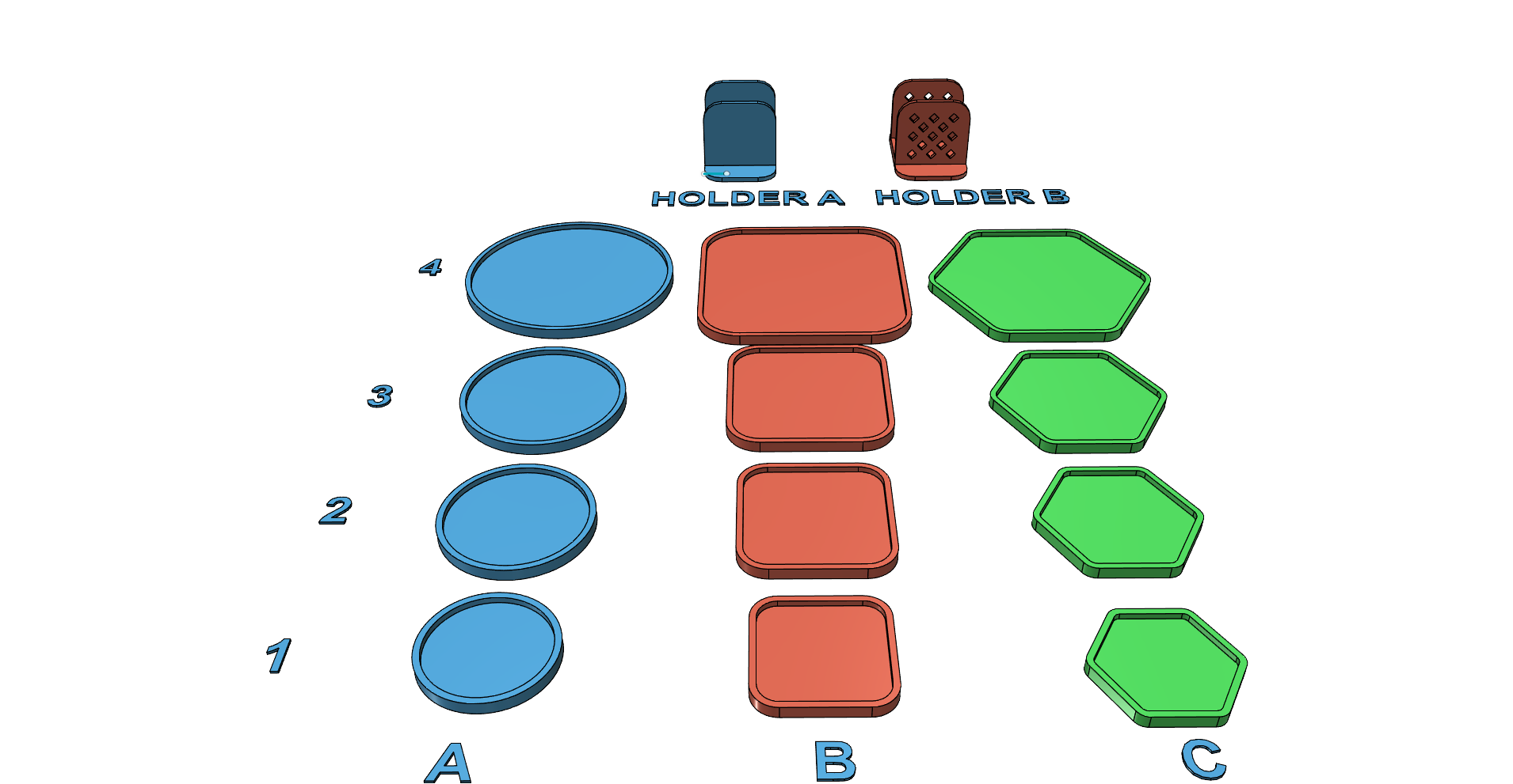 Coaster coasters von REDZC | Kostenloses STL-Modell herunterladen ...