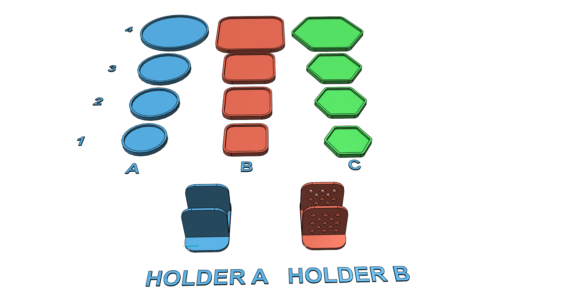 Coaster coasters von REDZC | Kostenloses STL-Modell herunterladen ...