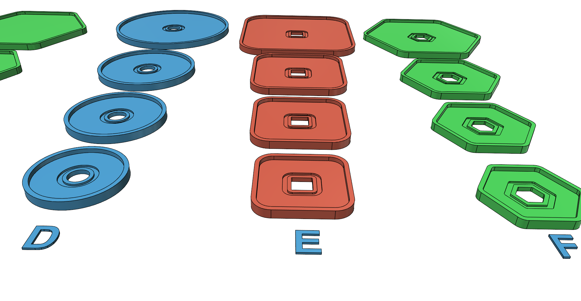 Coaster coasters von REDZC | Kostenloses STL-Modell herunterladen ...