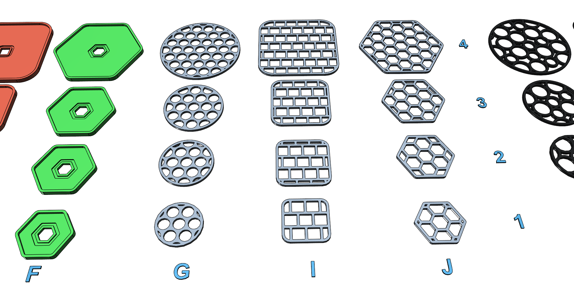 Coaster coasters by REDZC | Download free STL model | Printables.com