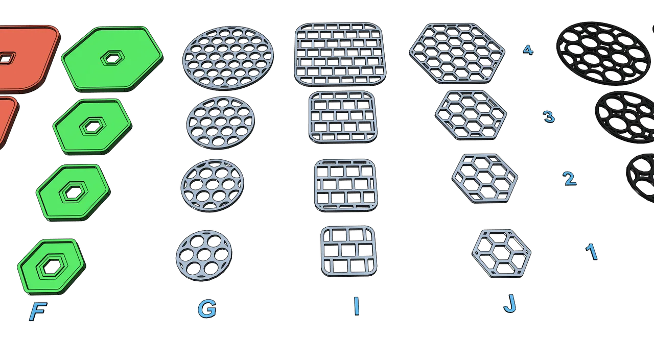 Coaster coasters by REDZC | Download free STL model | Printables.com