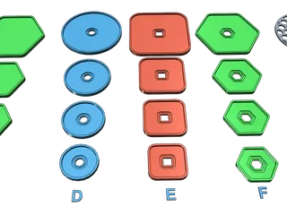 Coaster coasters by REDZC | Download free STL model | Printables.com