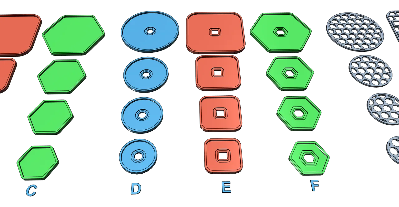 Coaster coasters by REDZC | Download free STL model | Printables.com
