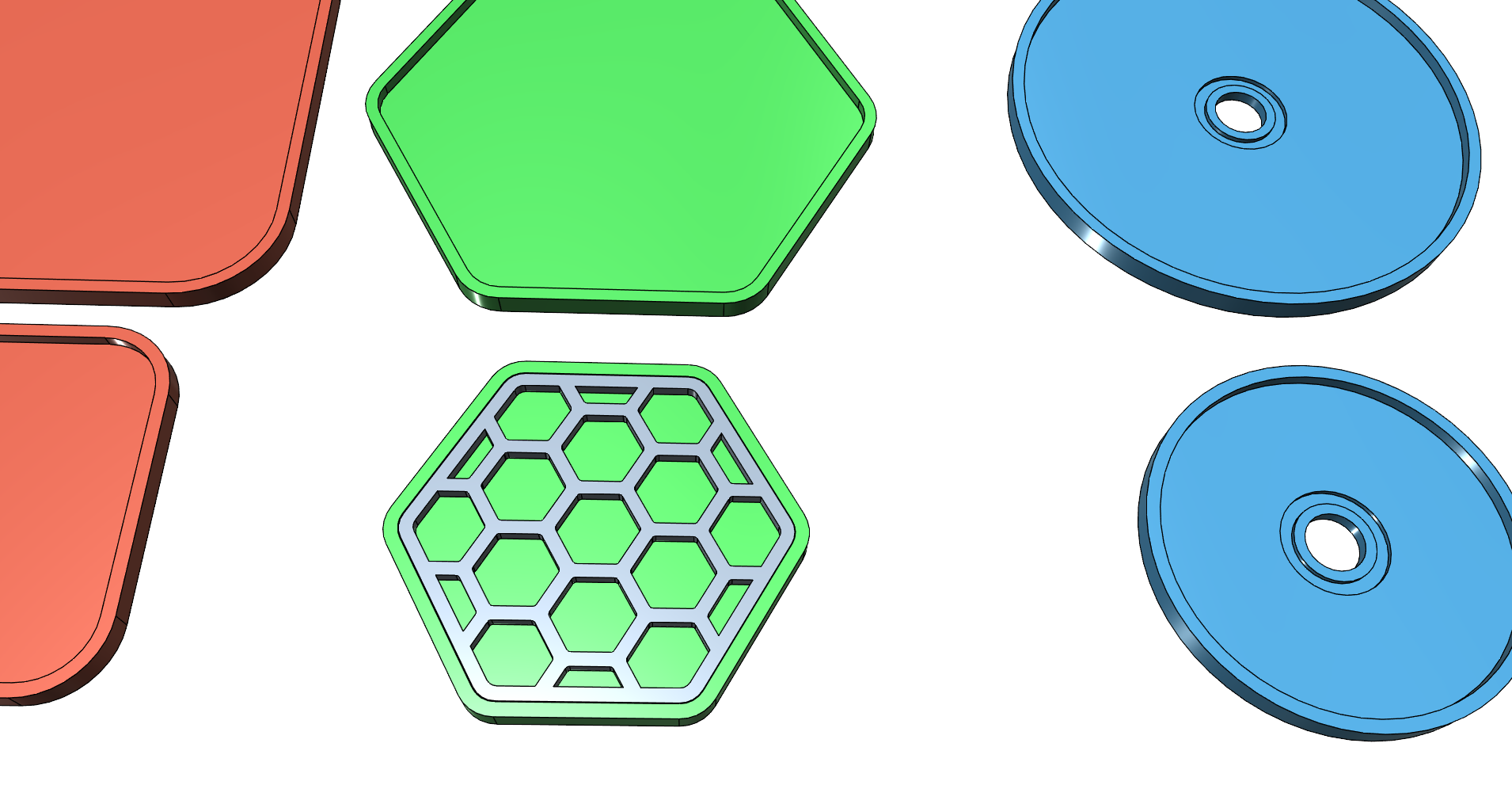 Coaster coasters by REDZC | Download free STL model | Printables.com