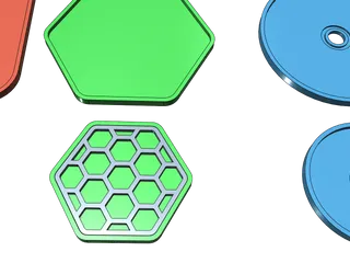 Coaster coasters by REDZC | Download free STL model | Printables.com